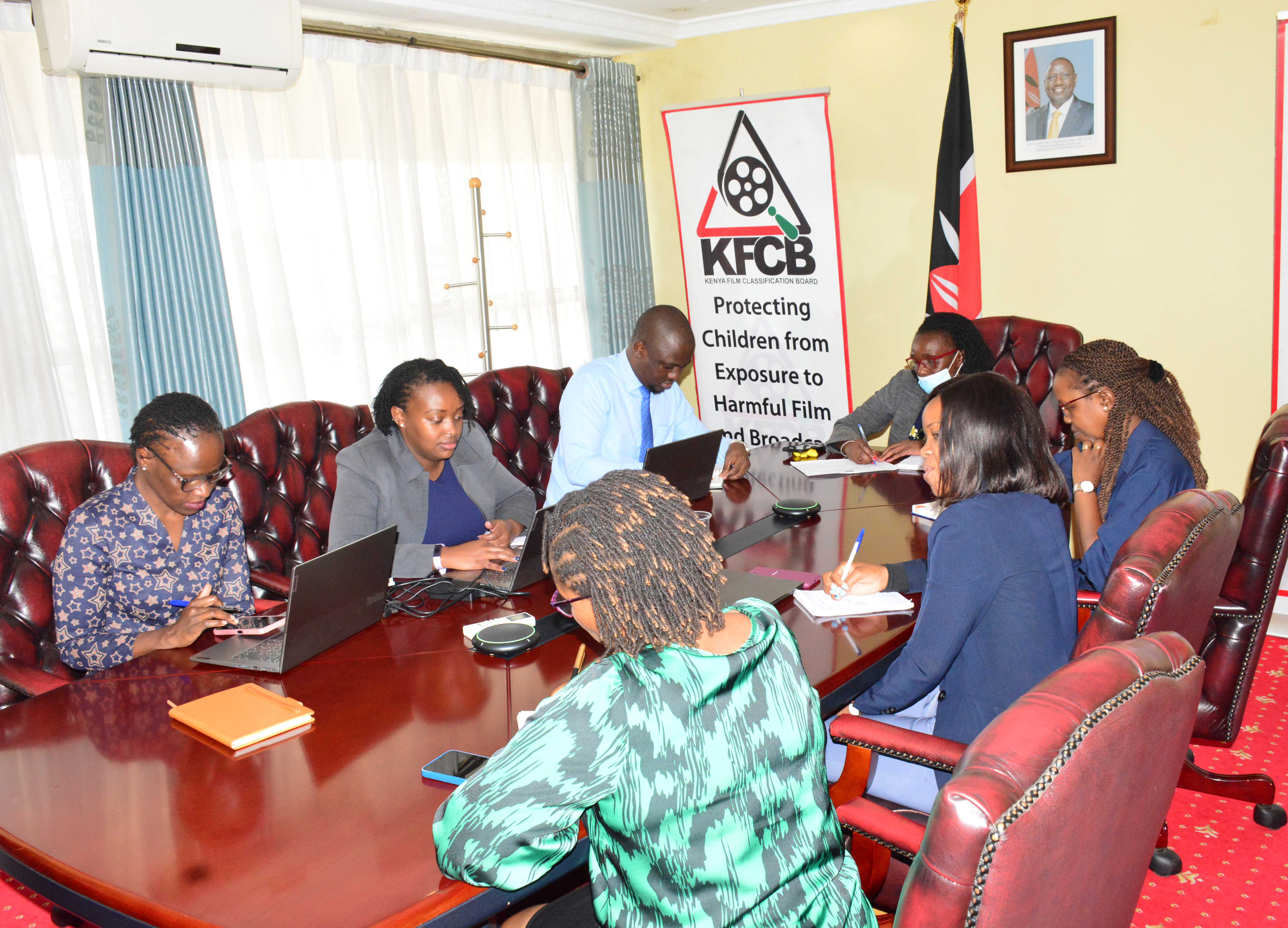 KFCB Meets Safaricom Officials Over Self-Regulatory | Kenya Film ...